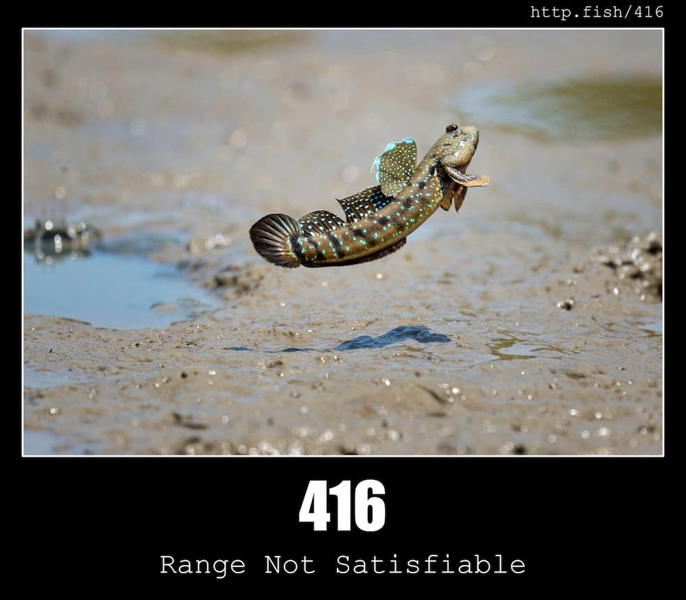 416 Range Not Satisfiable - HTTP status code and dogs!