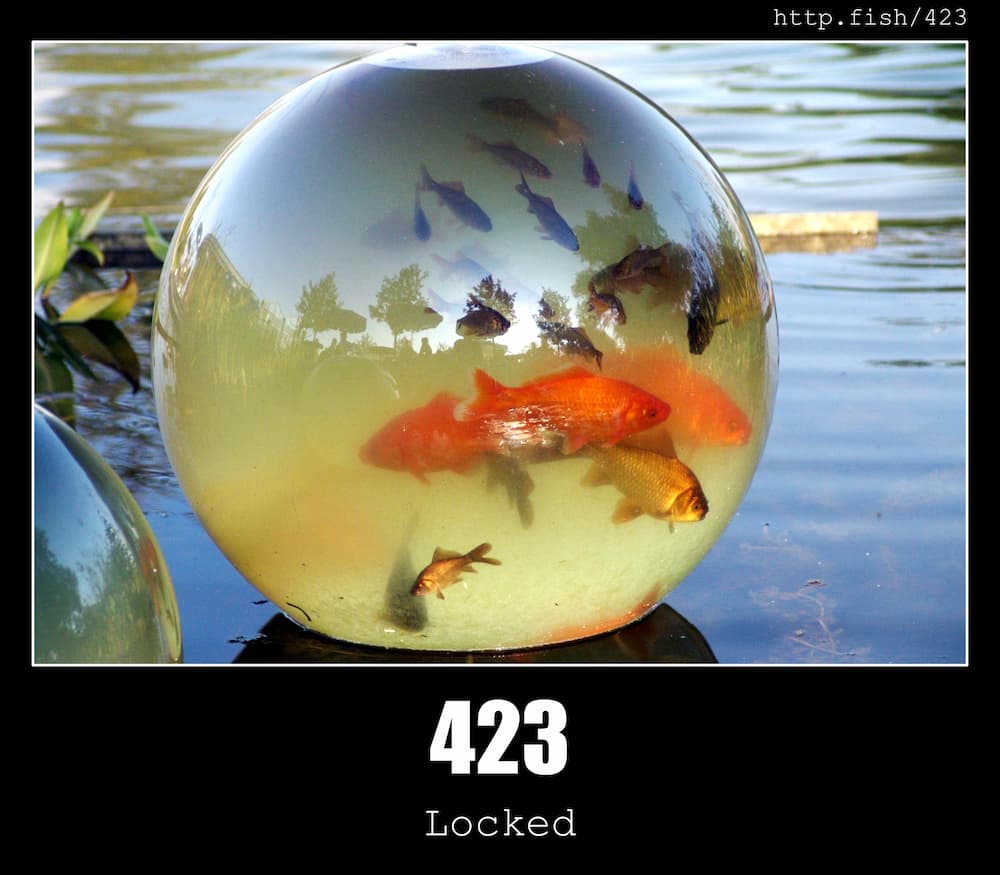 423 Locked - HTTP status code and dogs!