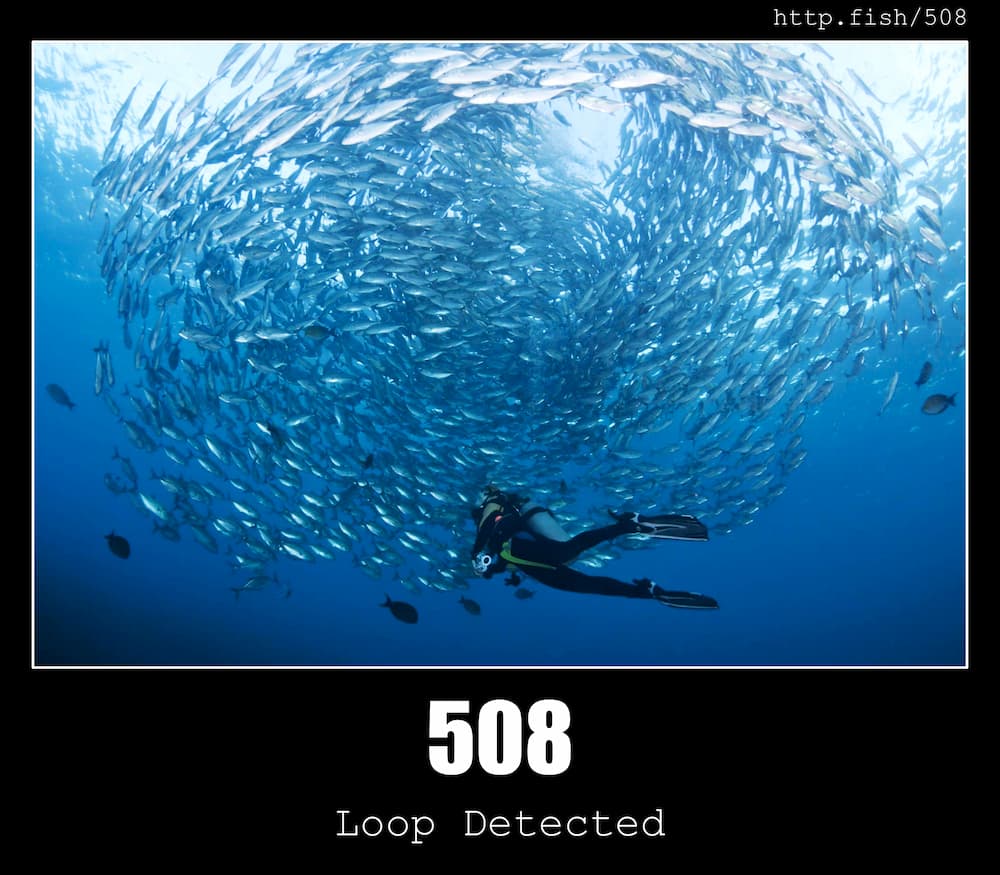 508 Loop Detected - HTTP status code and dogs! 508 Loop Detected - HTTP status code and dogs!